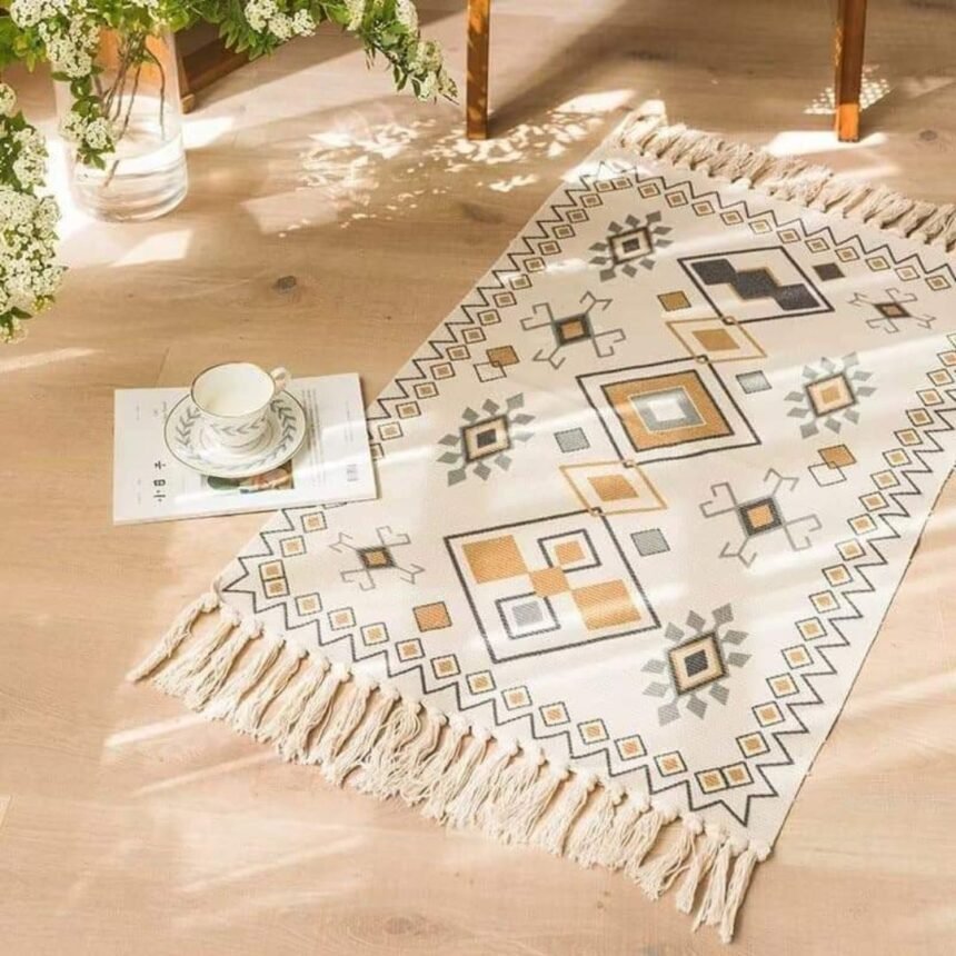 Cotton Thread Woven Rugs - Home Stuff