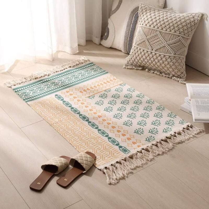 Cotton Thread Woven Rugs - Home Stuff