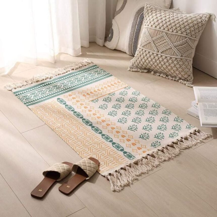 Cotton Thread Woven Rugs - Home Stuff