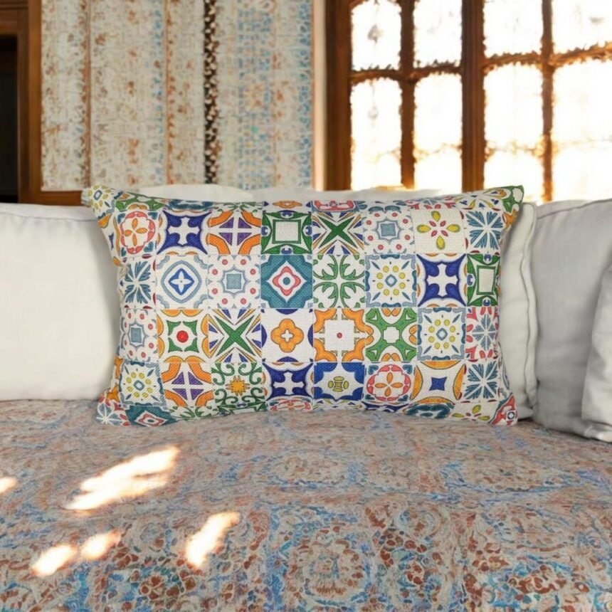 Moroccan Elegance Cushion Cover - Home Stuff